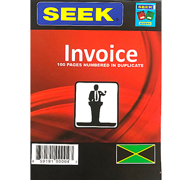 07-010 Seek 1/2 Note-Size Invoice Books (Duplicate) - Stationery and ...