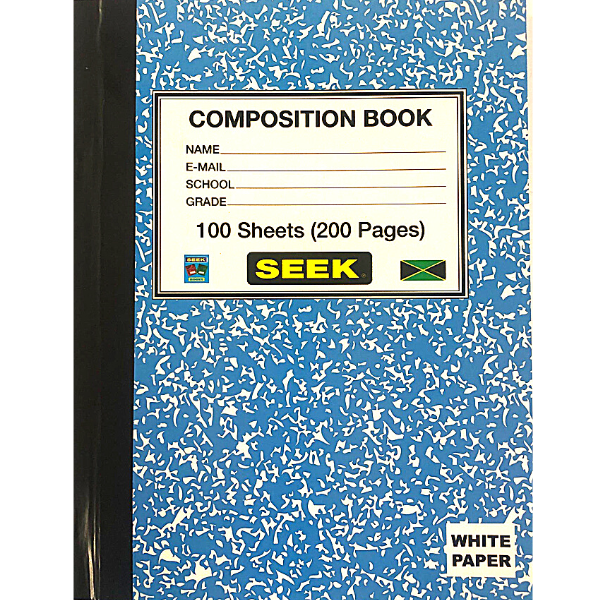 07-047A Seek 100 Sheet Composition Book (non-taxable) - Stationery and ...