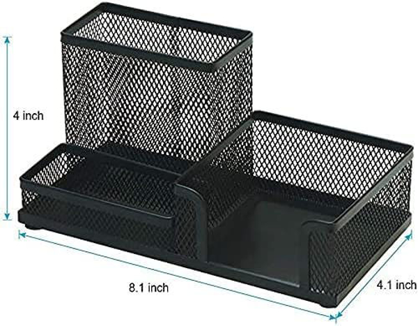 Mesh Desk Caddy - Black - Stationery and Office Supplies Jamaica Ltd.